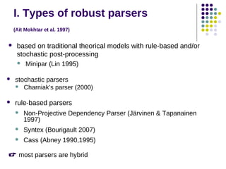 Robust rule-based parsing | PPT