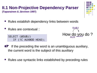 Robust rule-based parsing | PPT