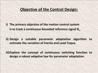 Robust adaptive integral backstepping control and its implementation on | PPT