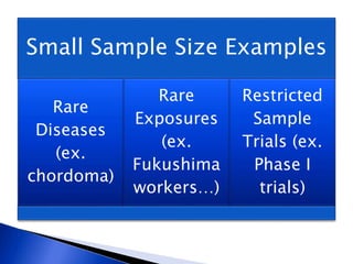 Robust analysis with sample sizes | PPTX