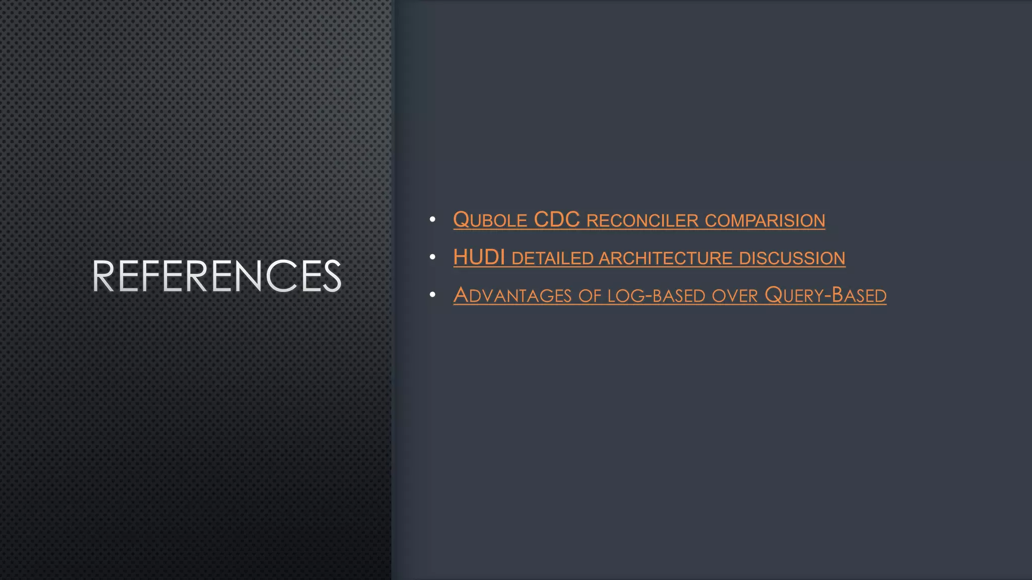 Building robust CDC pipeline with Apache Hudi and Debezium | PPT