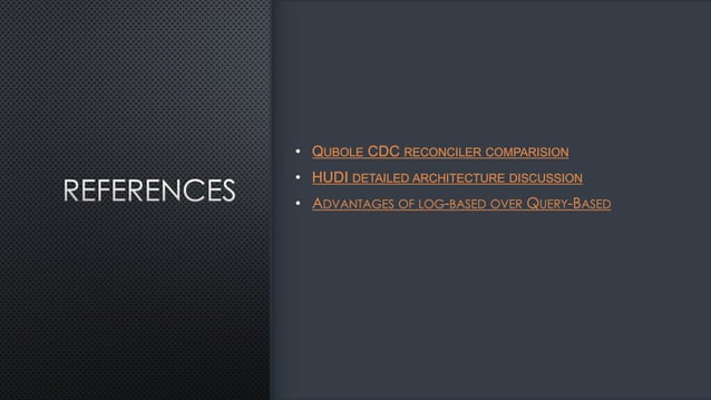 Building robust CDC pipeline with Apache Hudi and Debezium | PDF