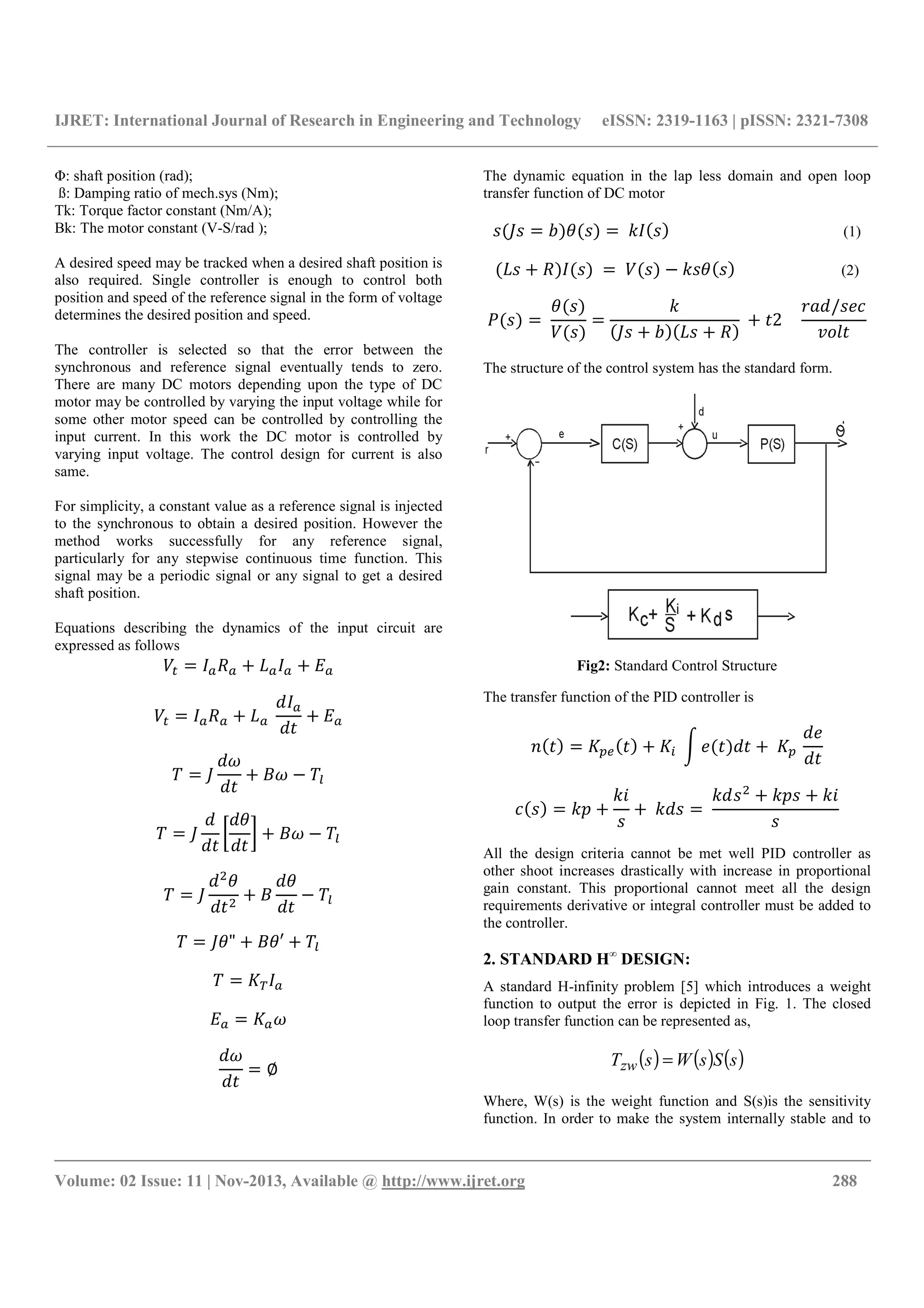 Robust control of pmsm using genetic algorithm | PDF