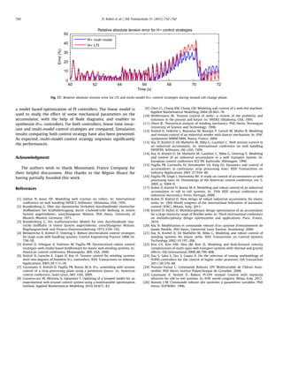 Robust control strategies for an electric motor driven accumulator with elastic webs | PDF