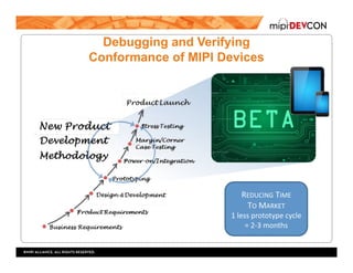MIPI DevCon 2016: Robust Debug and Conformance Verification Ensures Interoperability | PPT