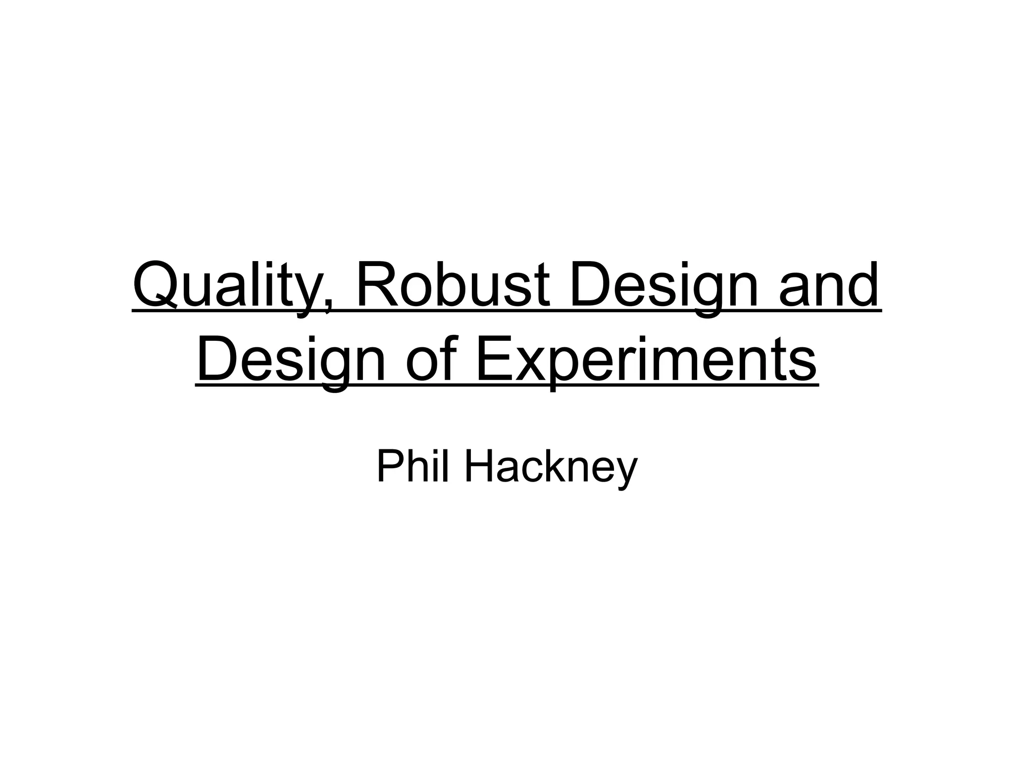 introduction of the for Robust Design.pptx