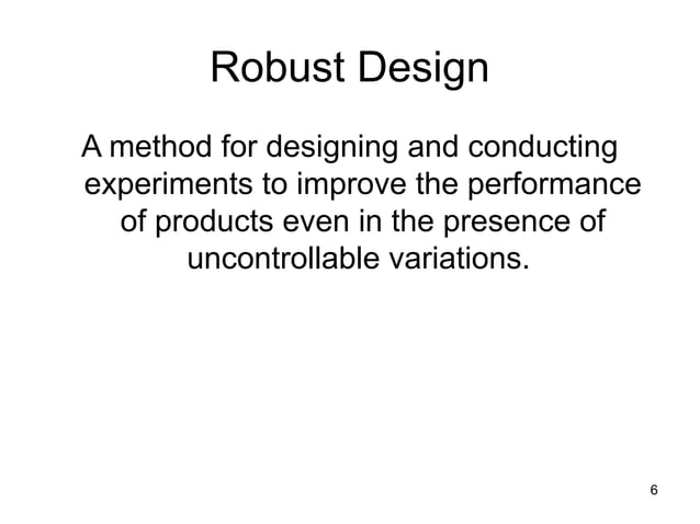 introduction of the for Robust Design.pptx