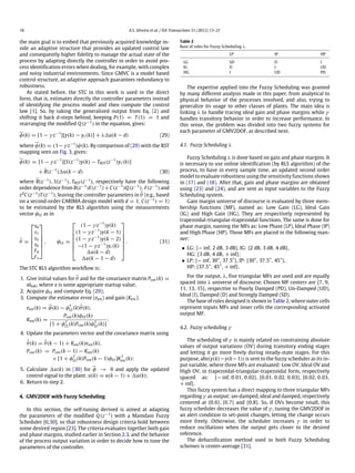 Robust design of a 2 dof gmv controller a direct self-tuning and fuzzy scheduling approach | PDF