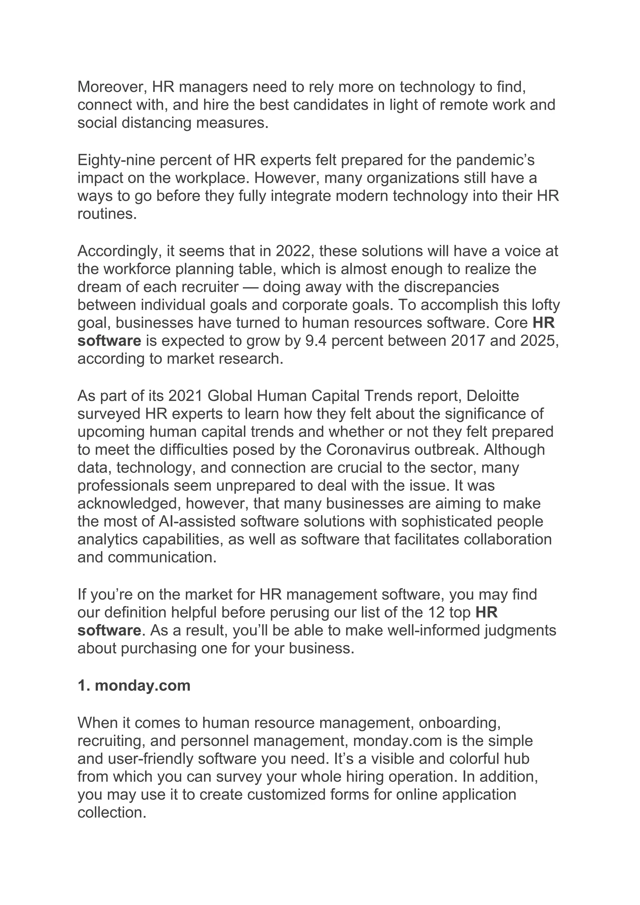 Robust HR Software Solution | PDF