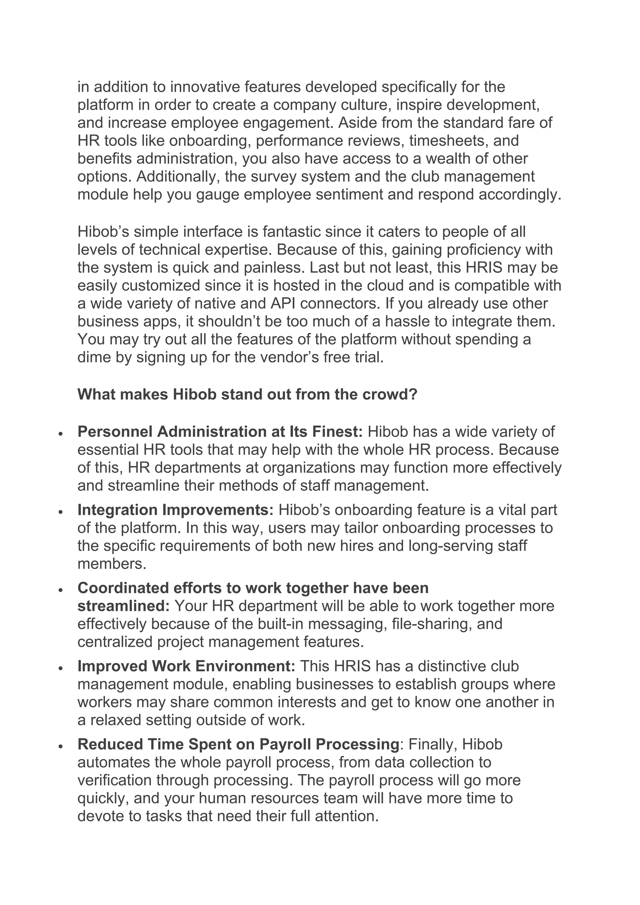 Robust HR Software Solution | PDF