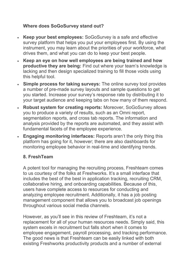 Robust HR Software Solution | PDF