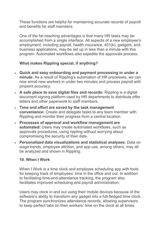 Robust HR Software Solution | PDF