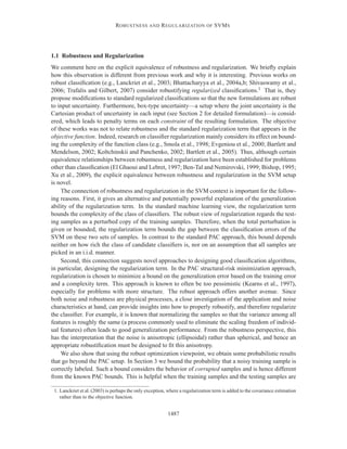 Robustness and Regularization of Support Vector Machines.pdf
