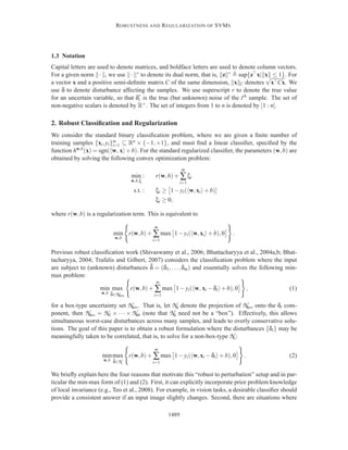 Robustness and Regularization of Support Vector Machines.pdf