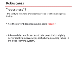 Robustness in deep learning | PDF