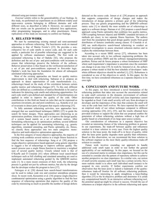 Software Refactoring Under Uncertainty: A Robust Multi-Objective Approach | PDF