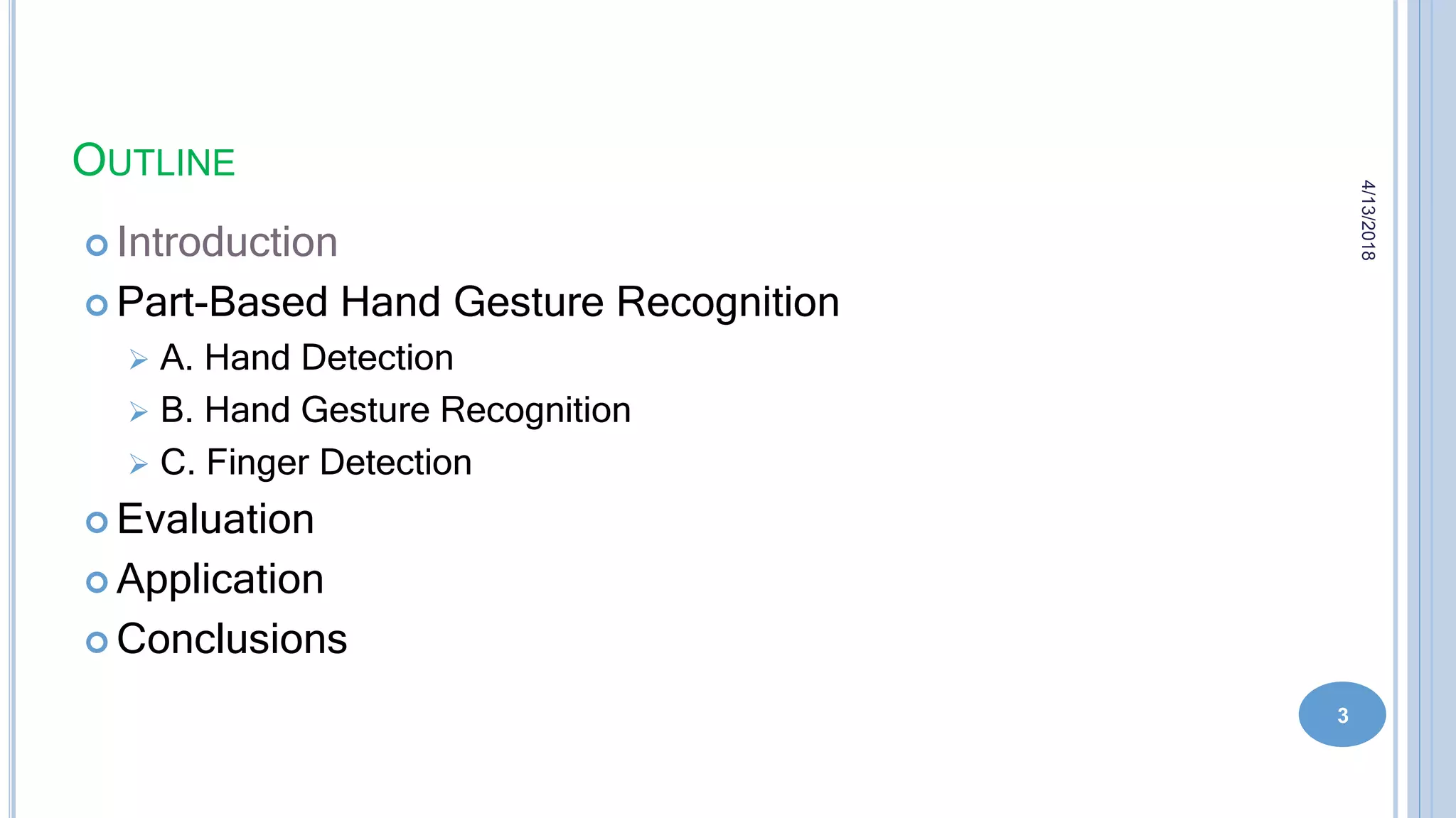 Robust Part Based Hand Gesture Recognition Using Kinect Sensor Ppt 0312
