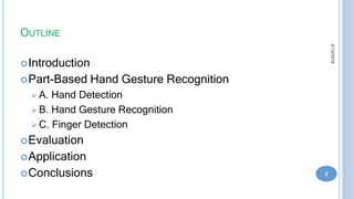 Robust Part-Based Hand Gesture Recognition Using Kinect Sensor | PPT