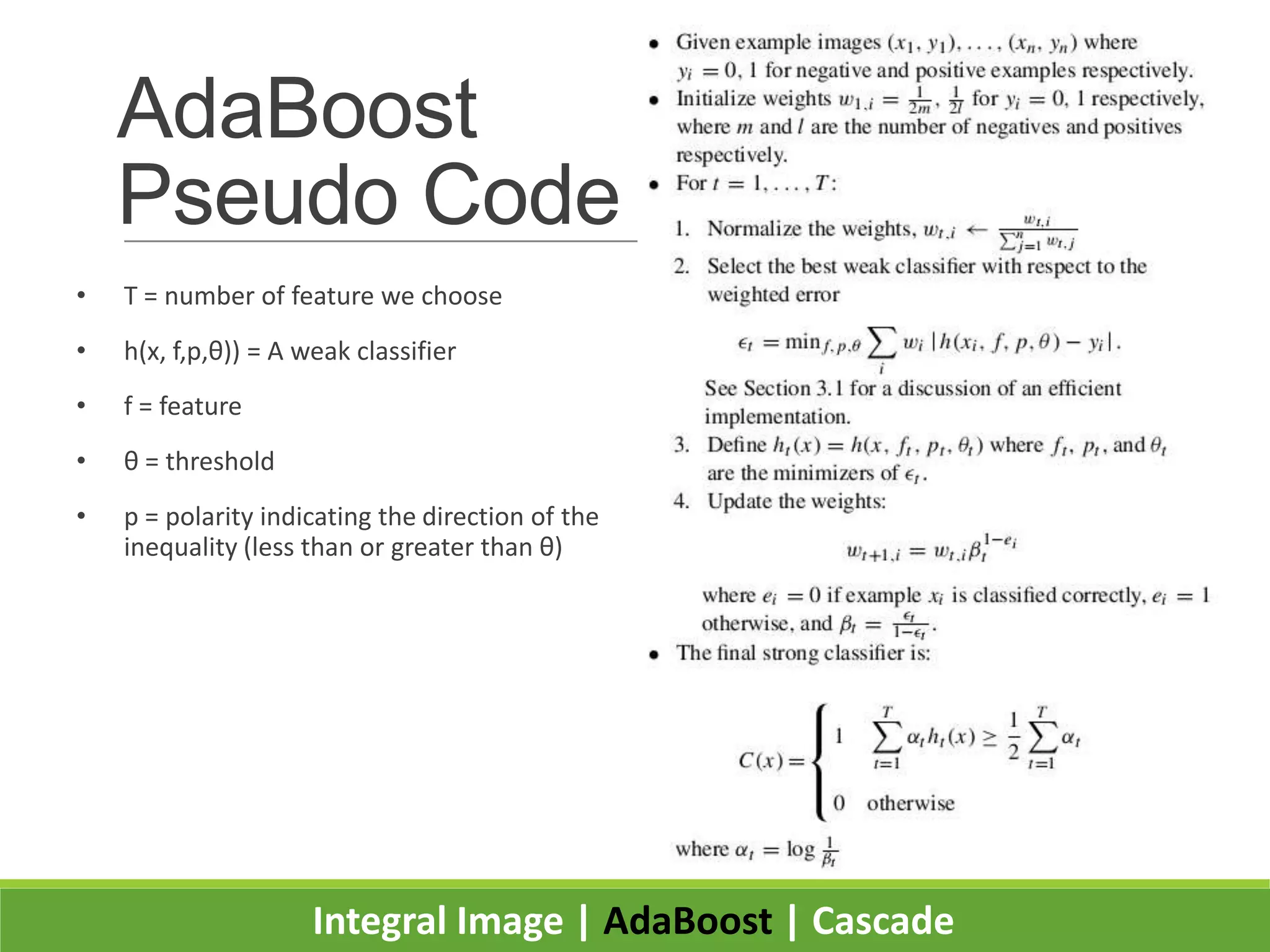 Robust Real Time Object Detection Ppt