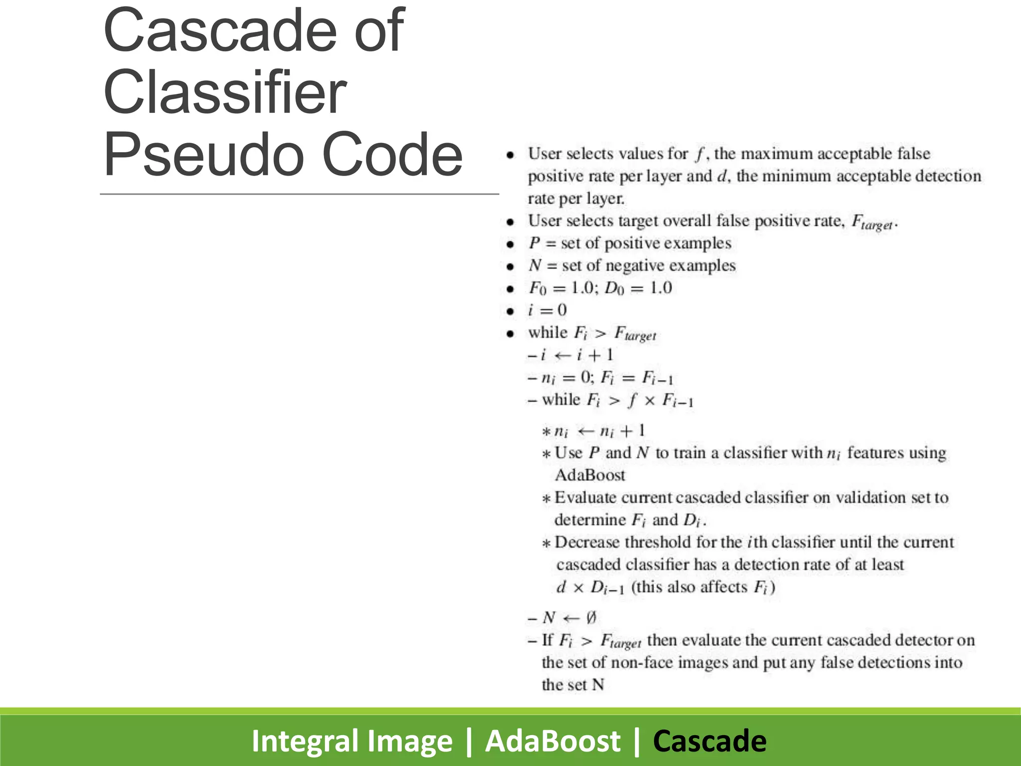 Robust Real Time Object Detection Ppt 4865