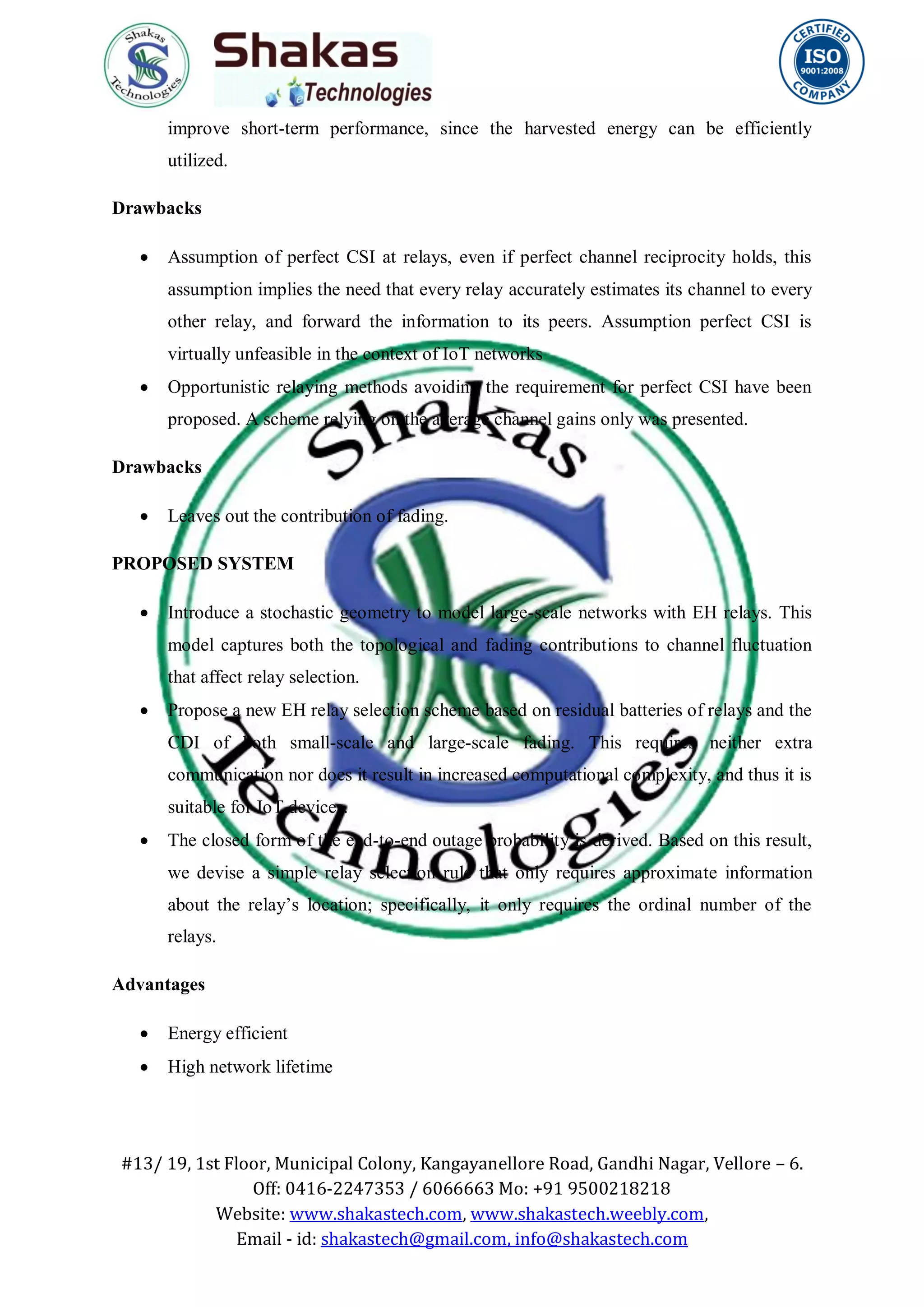 Robust Relay Selection For Large Scale Energy Harvesting Io T Networks