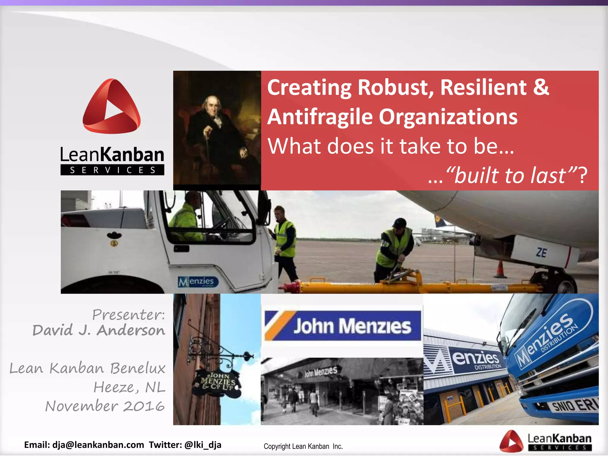 Creating Resilient, Robust, & Antifragile Organizations | PPT