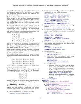 Practical and Robust Stenciled Shadow Volumes for Hardware-Accelerated ...