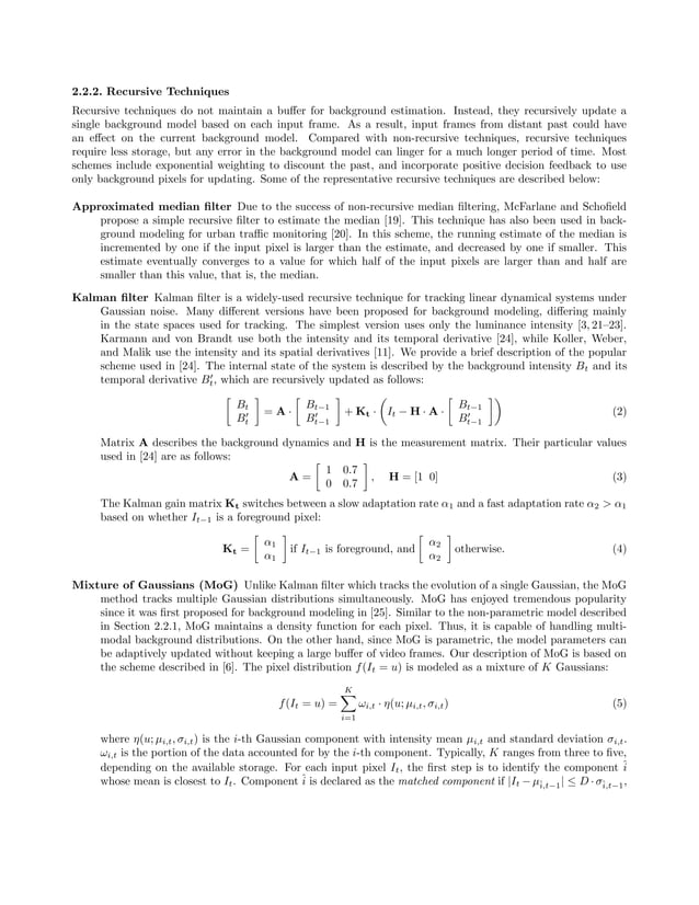 Robust techniques for background subtraction in urban | PDF | Video Software | Computer Software ...