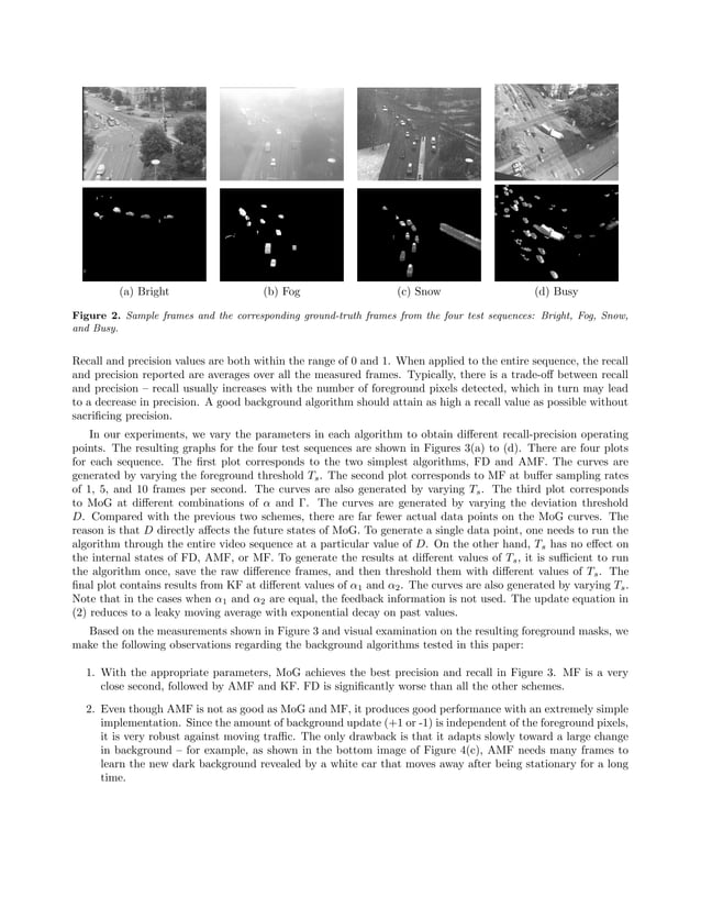 Robust techniques for background subtraction in urban | PDF | Video Software | Computer Software ...