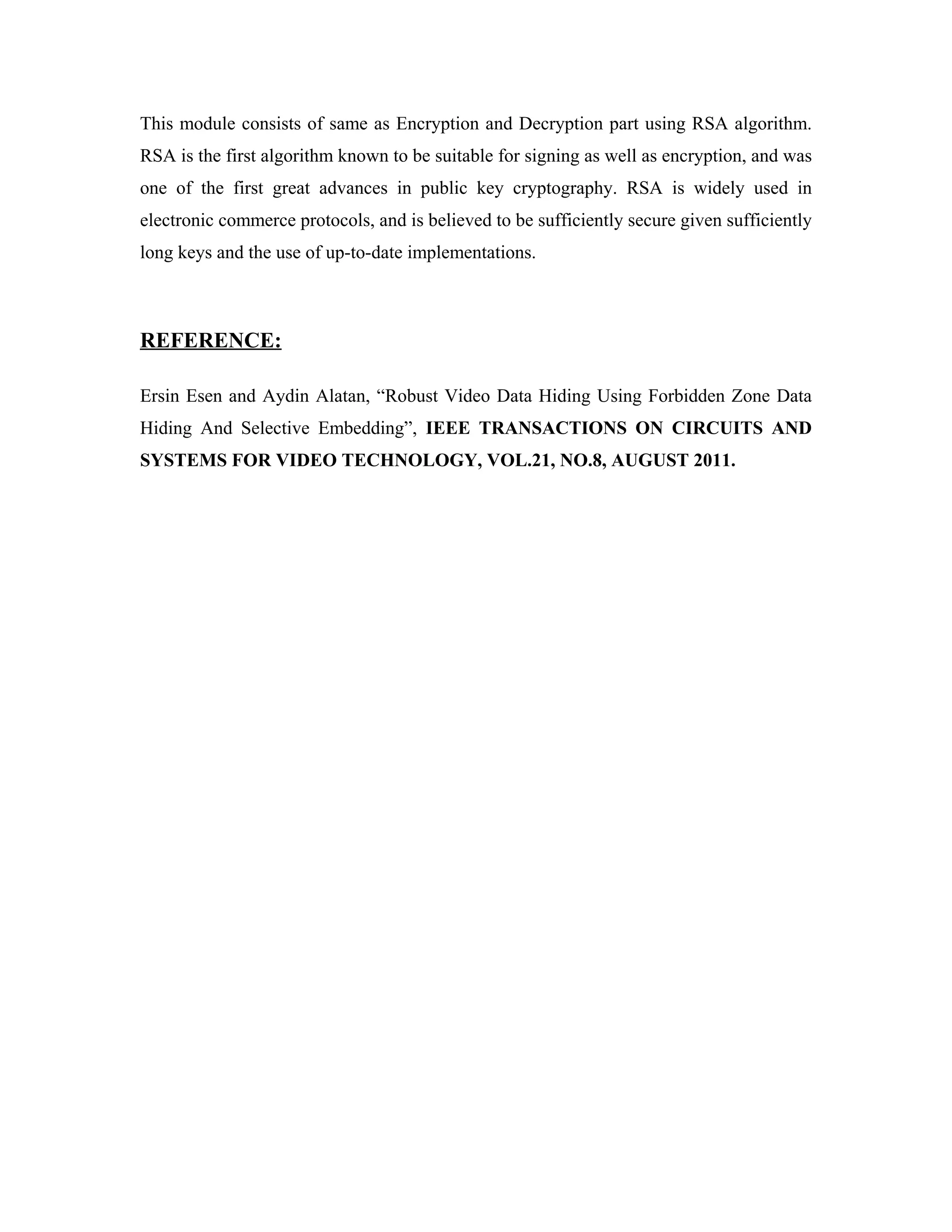 Robust video data hiding using forbidden data hiding | PDF