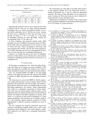 Robust video data hiding using forbidden zone | PDF