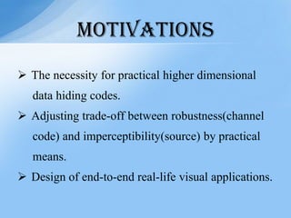 Robust video data hiding using forbidden zone data hiding and selective embedding | PPTX | Video ...