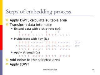 Robust Watermarking of Video Streams | PPT