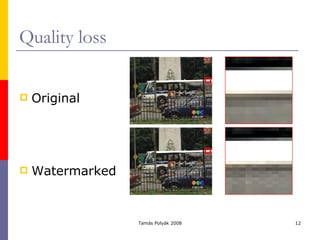 Robust Watermarking of Video Streams | PPT