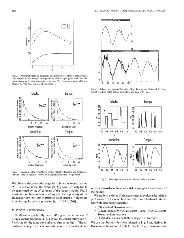 Robust Wavelet Denoising Pdf Computing Technology And Computing