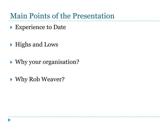Rob Weaver Profile | PPT