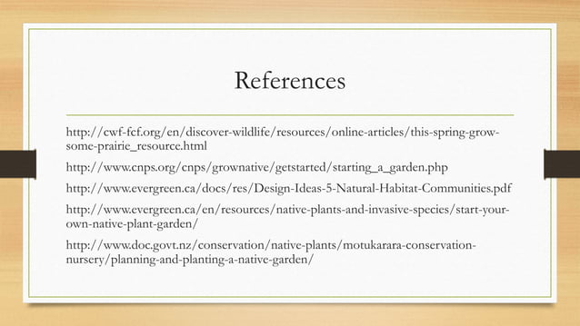 Robyn Sayer - Naturescaping - Restoration Ecology presentation | PPT