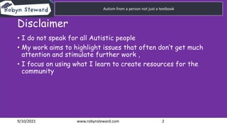 Robyn steward Research from a person not just a textbook | PPT
