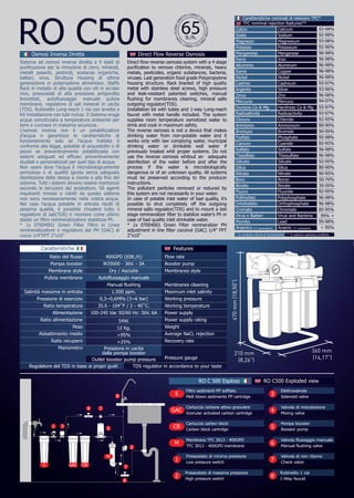 RO C500 Direct Flow Reverse Osmosis (ENG) | PDF