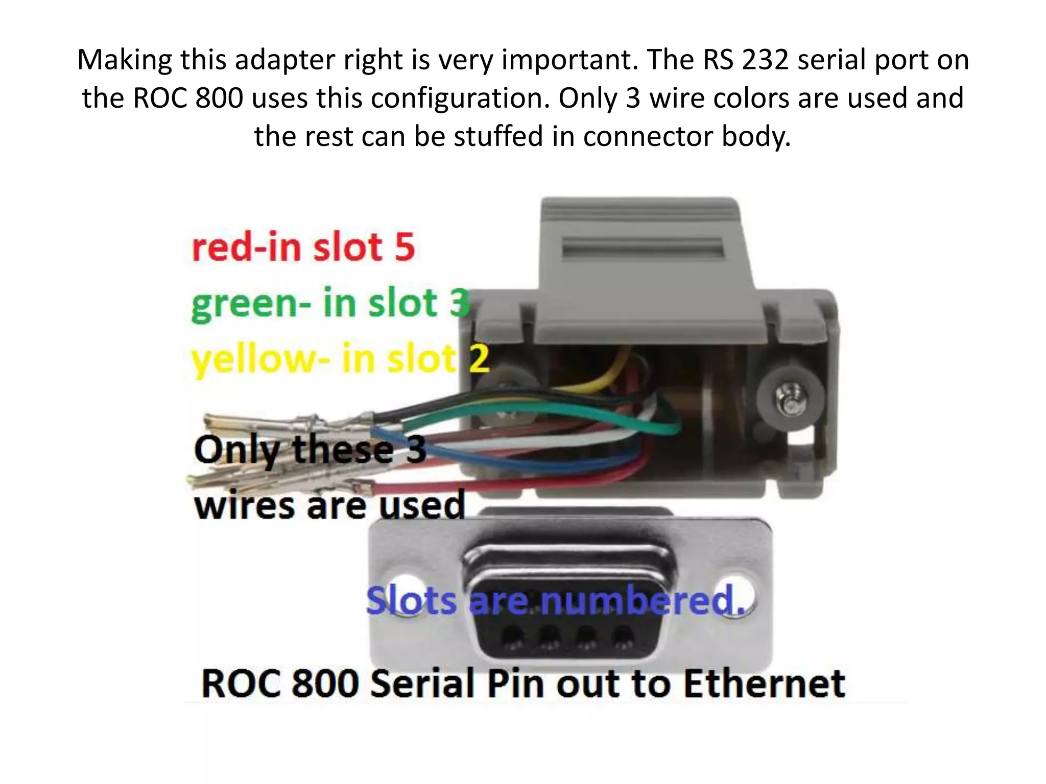 ROC 800 Serial and Ethernet Connection Setup.pptx