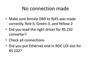 ROC 800 Serial and Ethernet Connection Setup.pptx