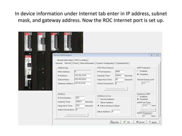 ROC 800 Serial and Ethernet Connection Setup.pptx