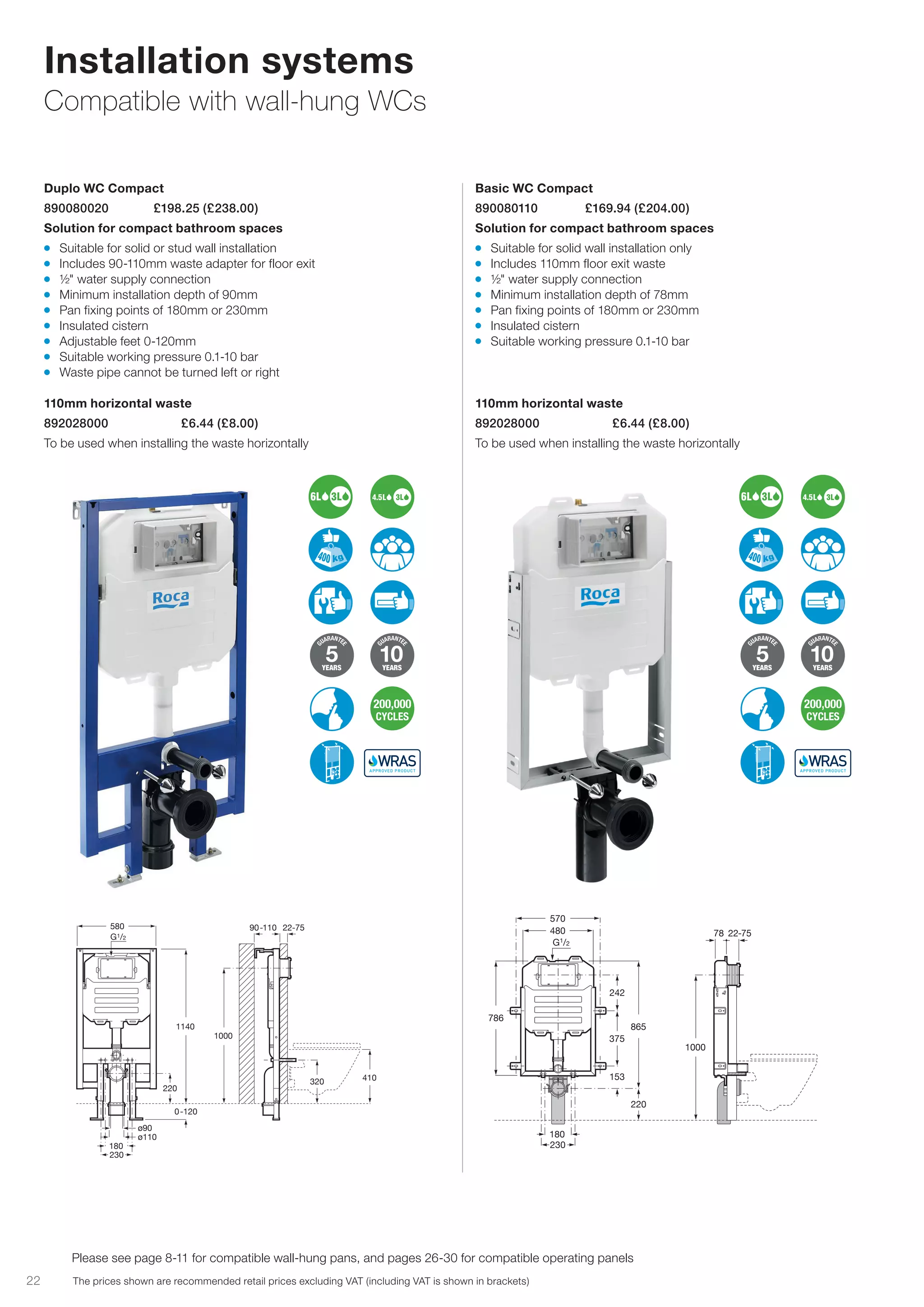 Roca WC Installation Systems | PDF