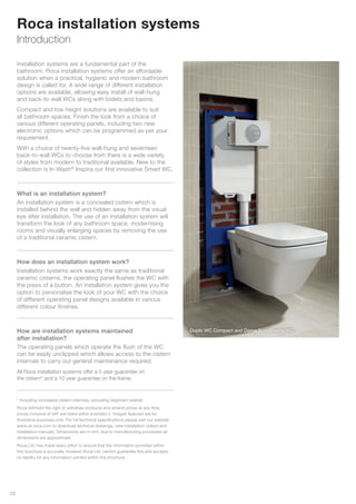 Roca WC Installation Systems | PDF
