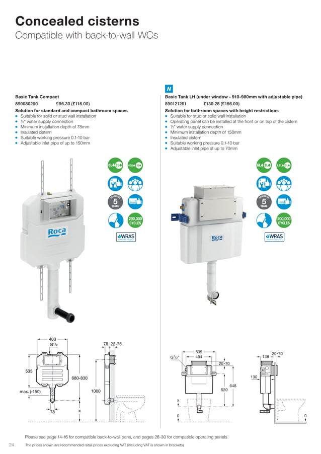 Roca WC Installation Systems | PDF