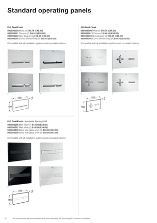Roca A890085005 – Wall Plate Combi Dual Drive Pl6 Control Roca | PL6 ...