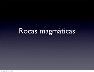 Rocas Igneas | PPT