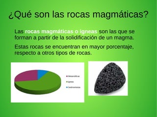 Rocas magmaticas | PPT