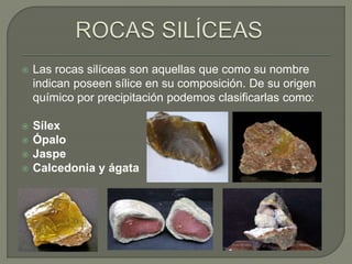 Rocas Quimicas Sedimentarias | PPTX