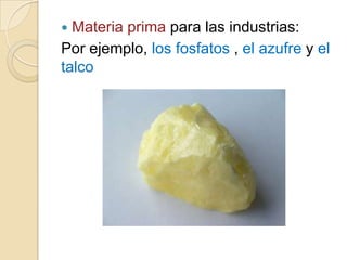 Rocas y minerales | PPTX